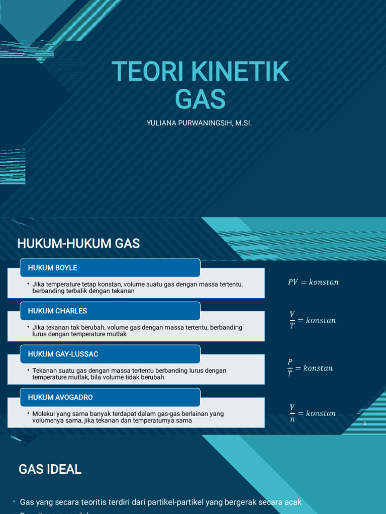 Teori Gas Ideal | PDF