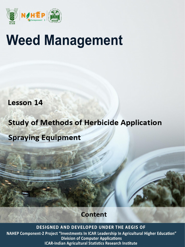 Herbicide Application Methods & Equipment | PDF | Herbicide | Plant Stem