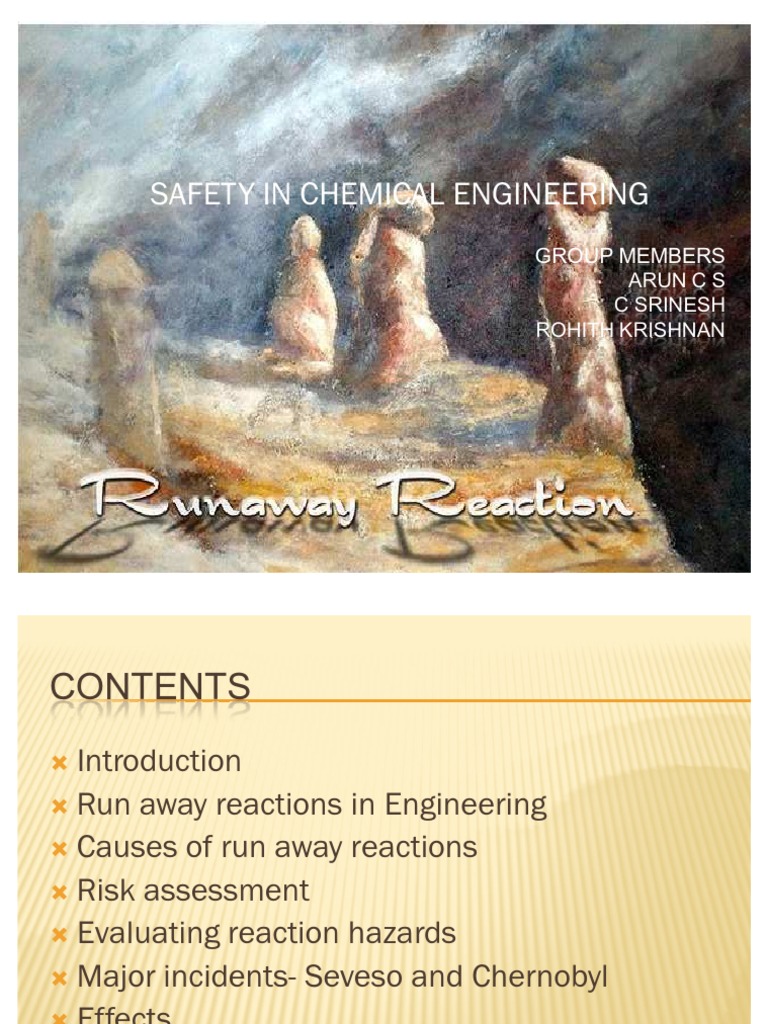 Run Away Reactions | PDF | Chernobyl Disaster | Nuclear Reactor