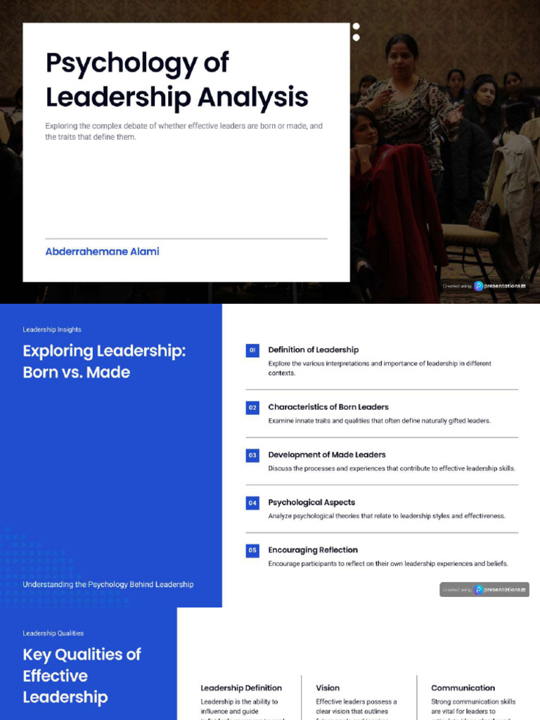 Psychology of Leadership Analysis - Compressed | PDF