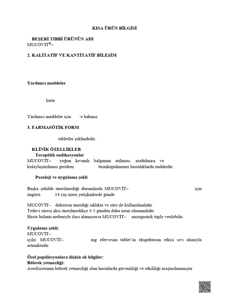 Mucovit C 600 200 MG Efervesan Tablet Kub | PDF