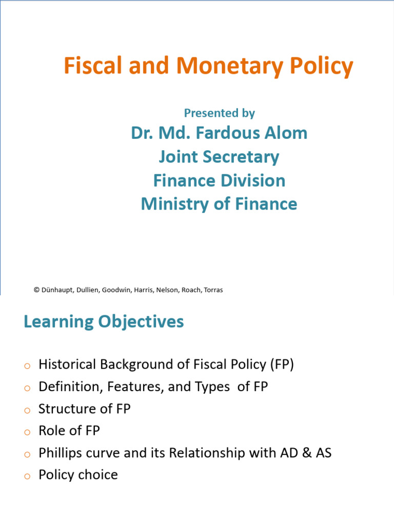 3.6 Fiscal and Monetary Policy | PDF | Fiscal Policy | Government ...