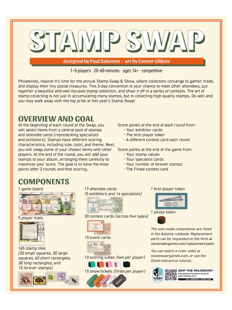 Stamp Swap - Rules.en | PDF