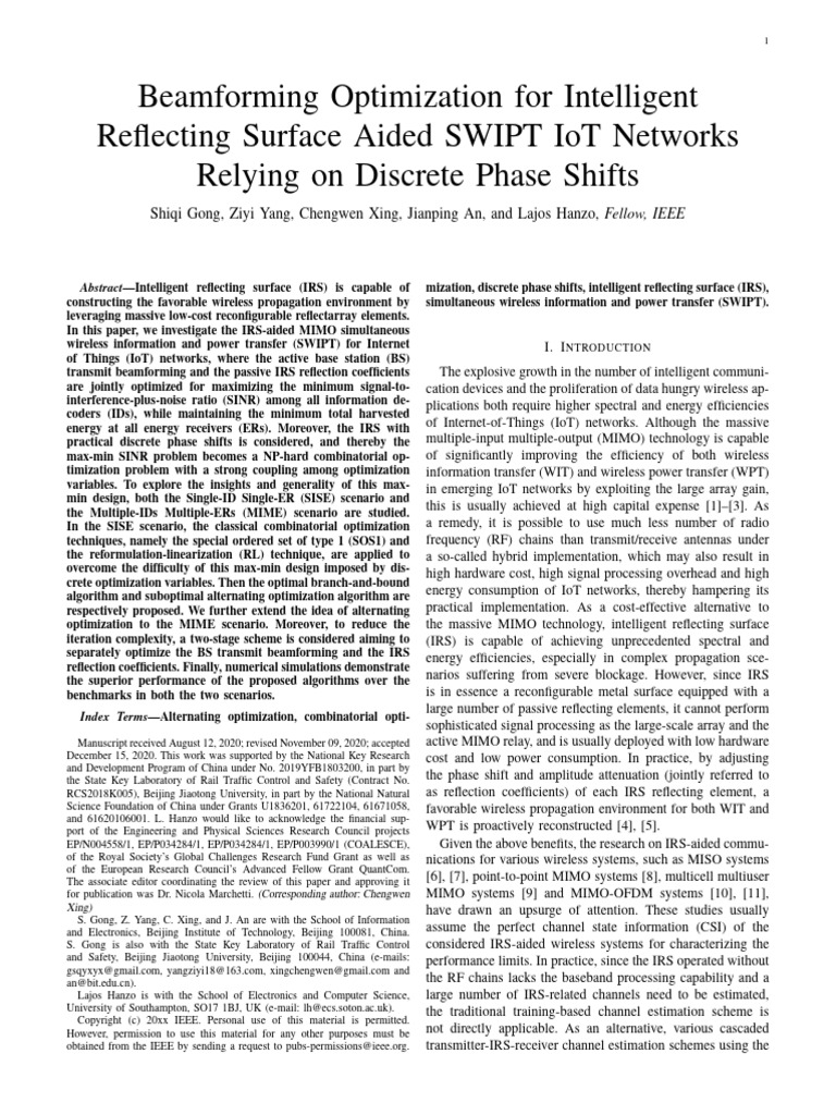IoT_Paper_Final | PDF | Mathematical Optimization | Mimo
