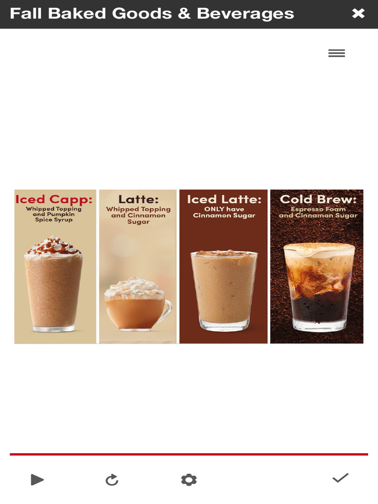 Fall Baked Goods & Beverages | PDF