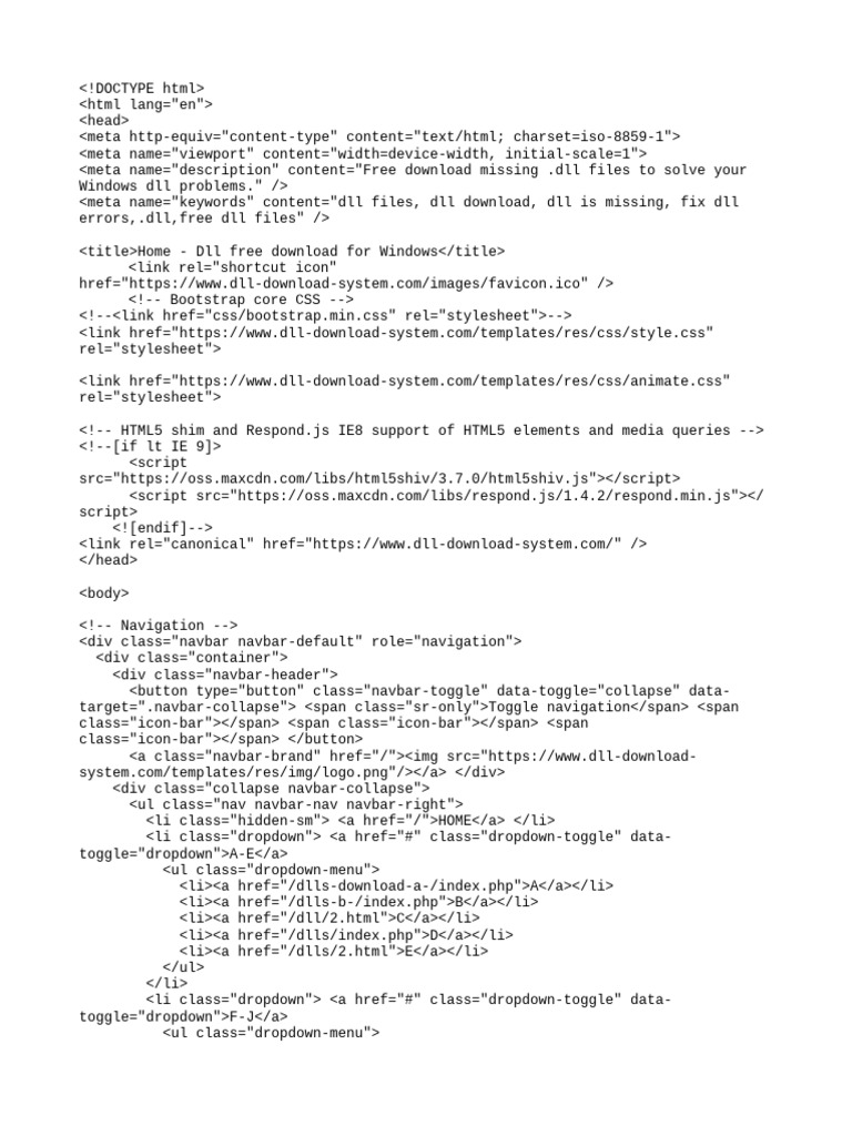 Download Missing DLL Files | PDF | Software | Software Engineering