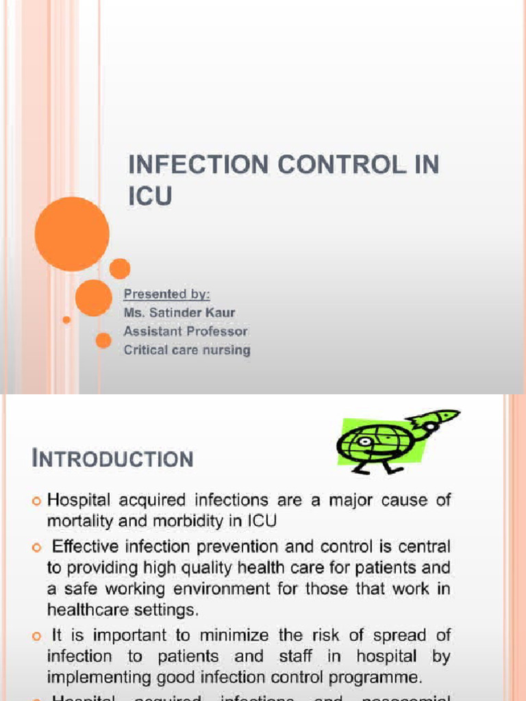 Infection Control Icu | PDF