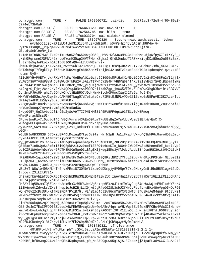 Chatgpt Premium Cookie - X12 | PDF