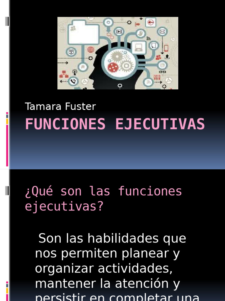 Funciones Ejecutivas | PDF