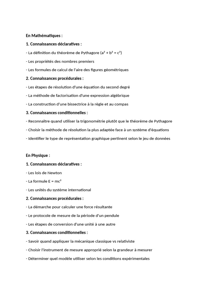 Concepts clés en mathématiques, physique et info | PDF