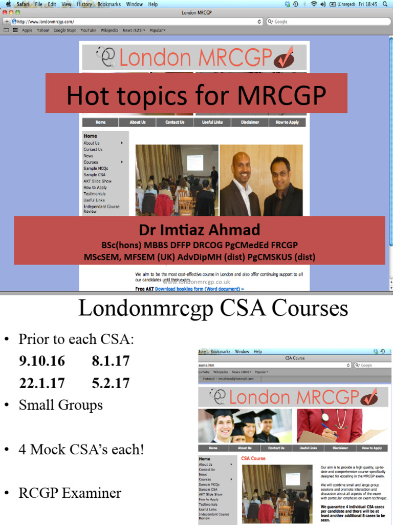 Hot Topics For MRCGP (PDFDrive) | PDF | Urinary Tract Infection | Causes Of Death