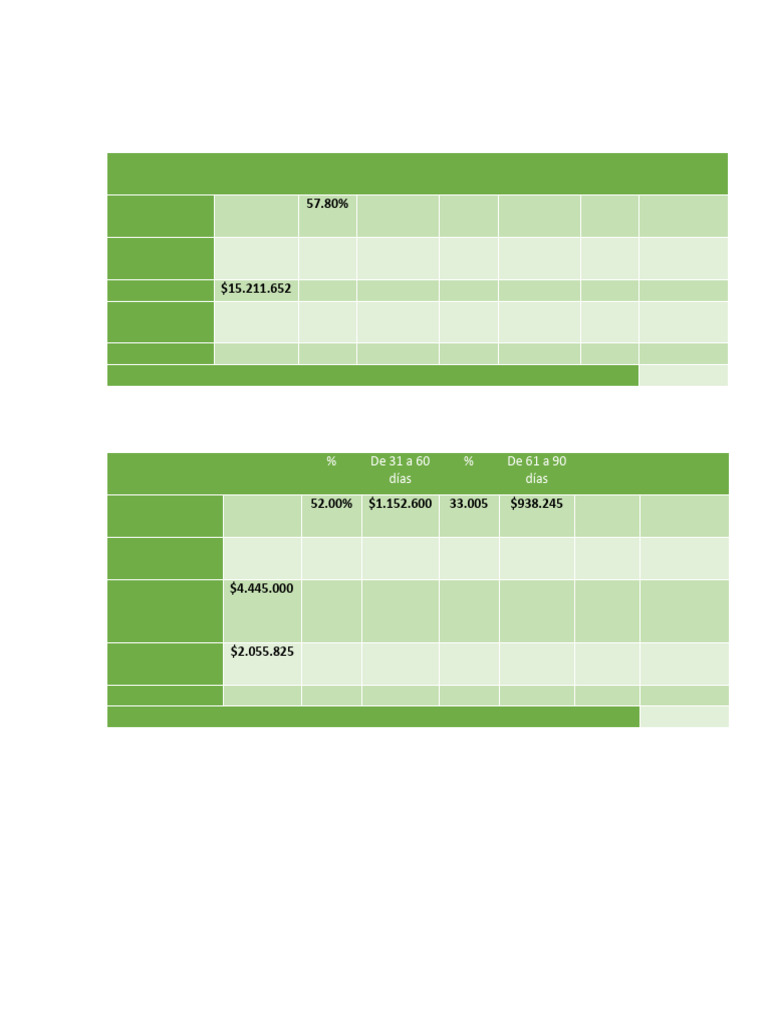 Actividad 4 - Evidencia 2. Informe de Cartera | PDF