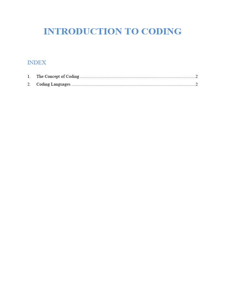 COURSE_CONTENT_-_Introduction_to__Coding | PDF