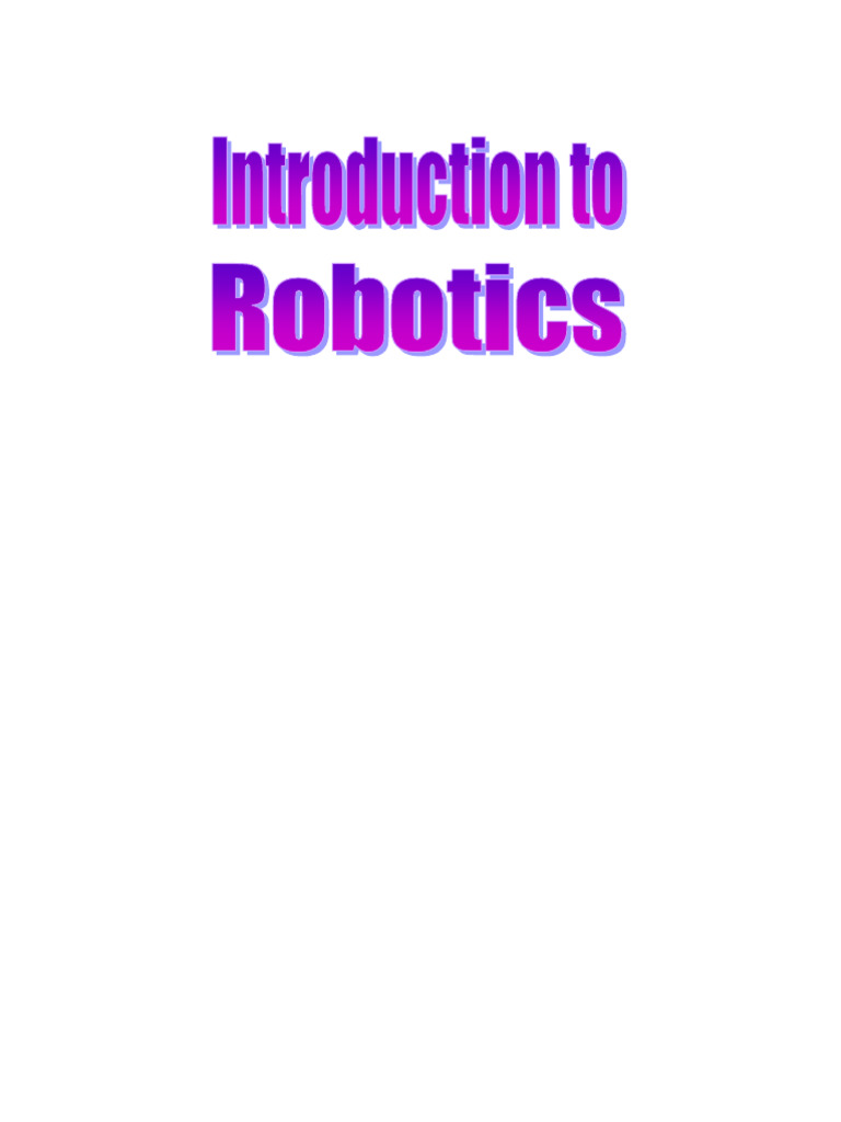 Introduction to Robotics by H. Harry Asada | PDF | Electric Motor ...