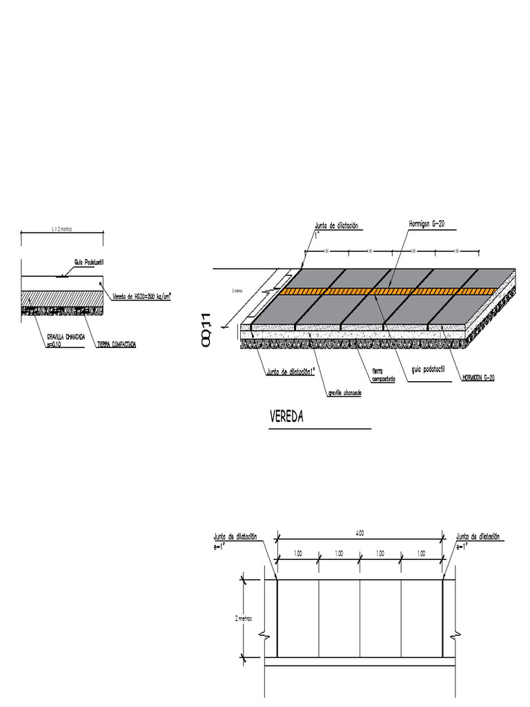 Detalle Vereda | PDF