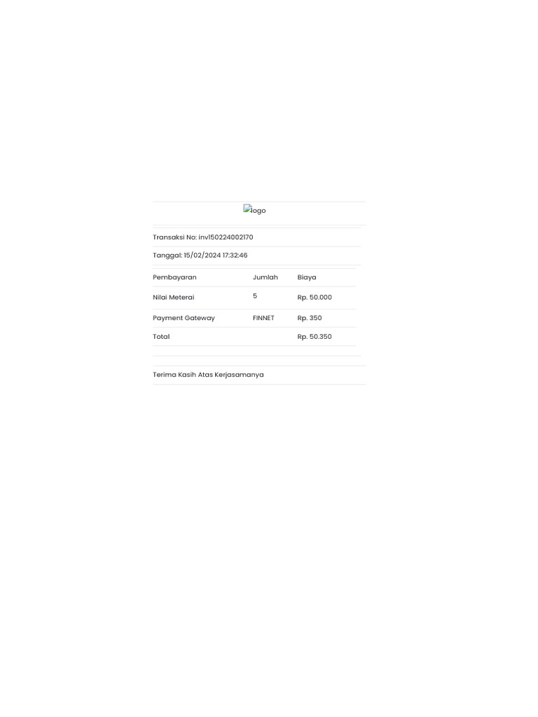 Beranda - E-Meterai | PDF