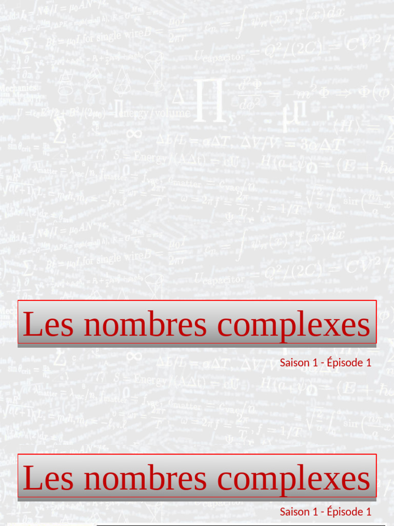 nombre complex | PDF | Nombre complexe | Géométrie