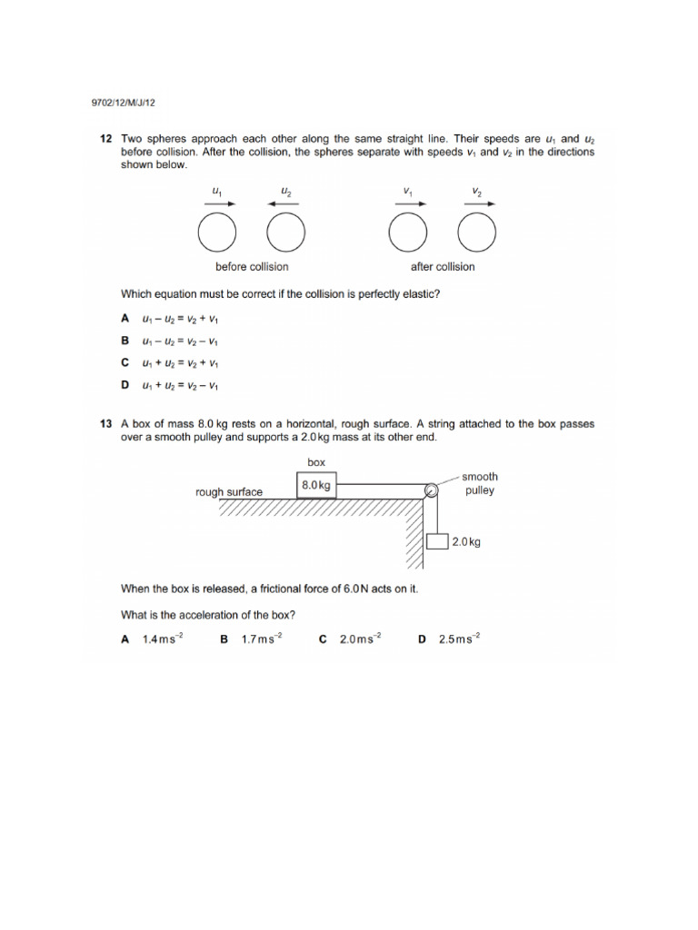 Dynamics Practice (1) | PDF