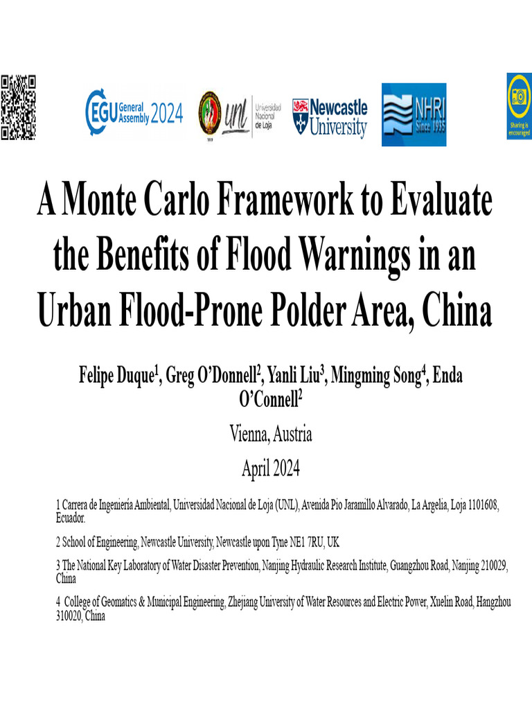 EGU24-22495_presentation-h608614 | PDF | Flood | Forecasting