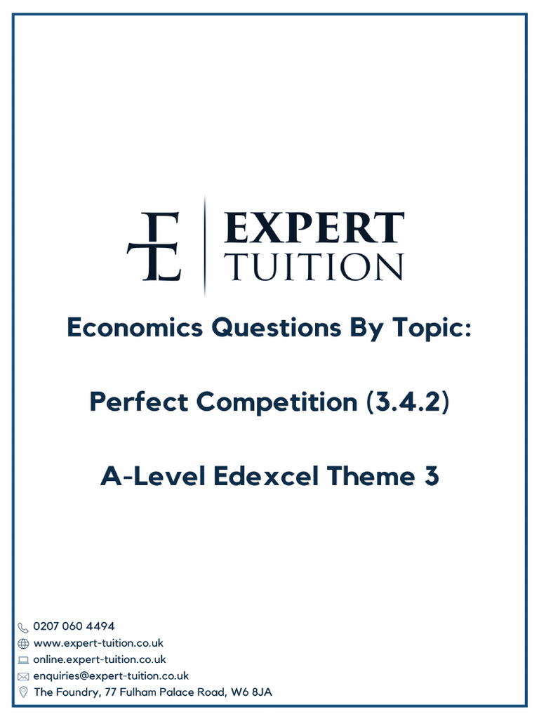 Perfect-Competition-3 4 2 | PDF | Perfect Competition | Profit (Economics)