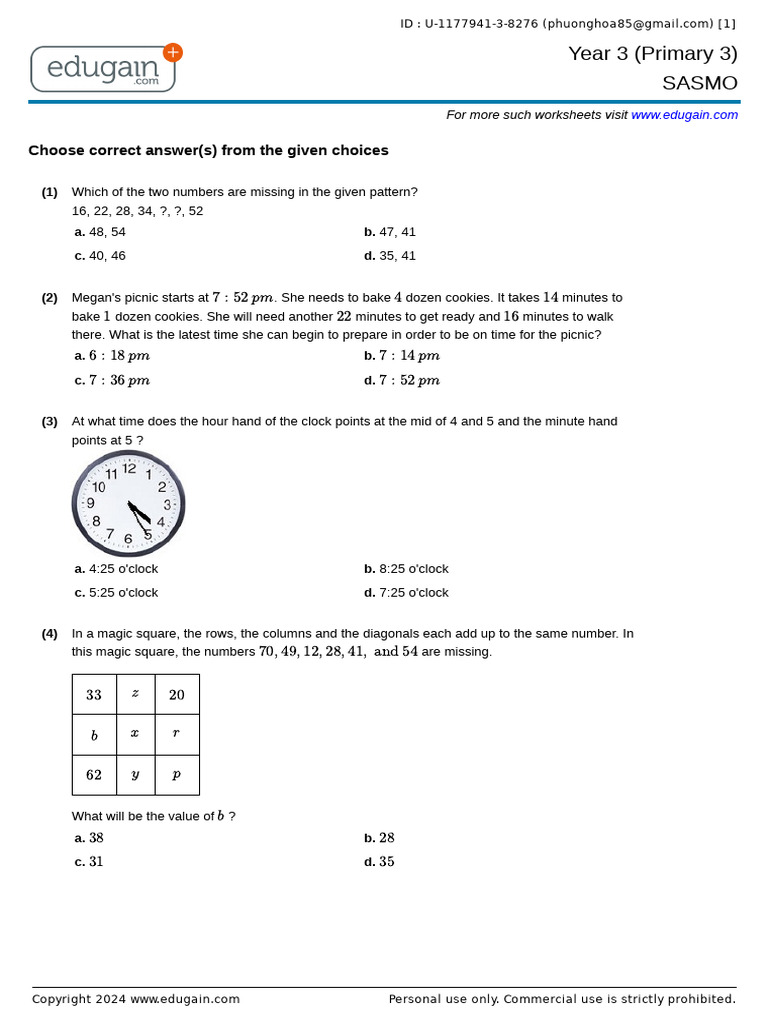 SASMO Grade3 1177941 3 8276.q | PDF