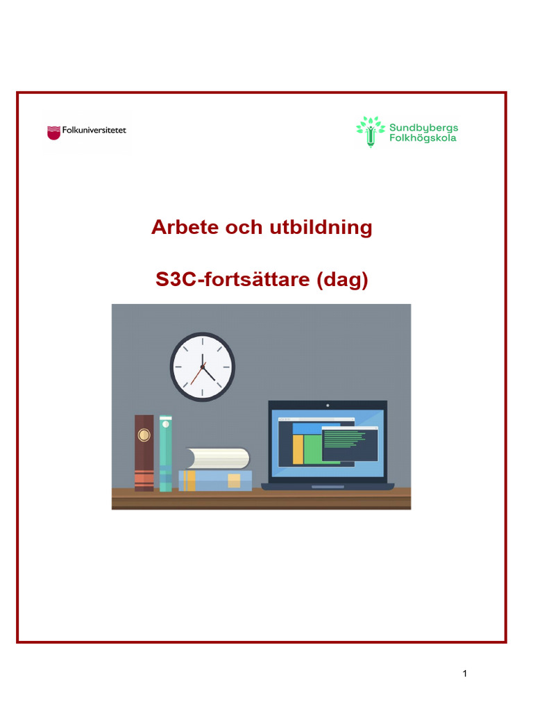 Arbete Och Utbildning HT24 | PDF