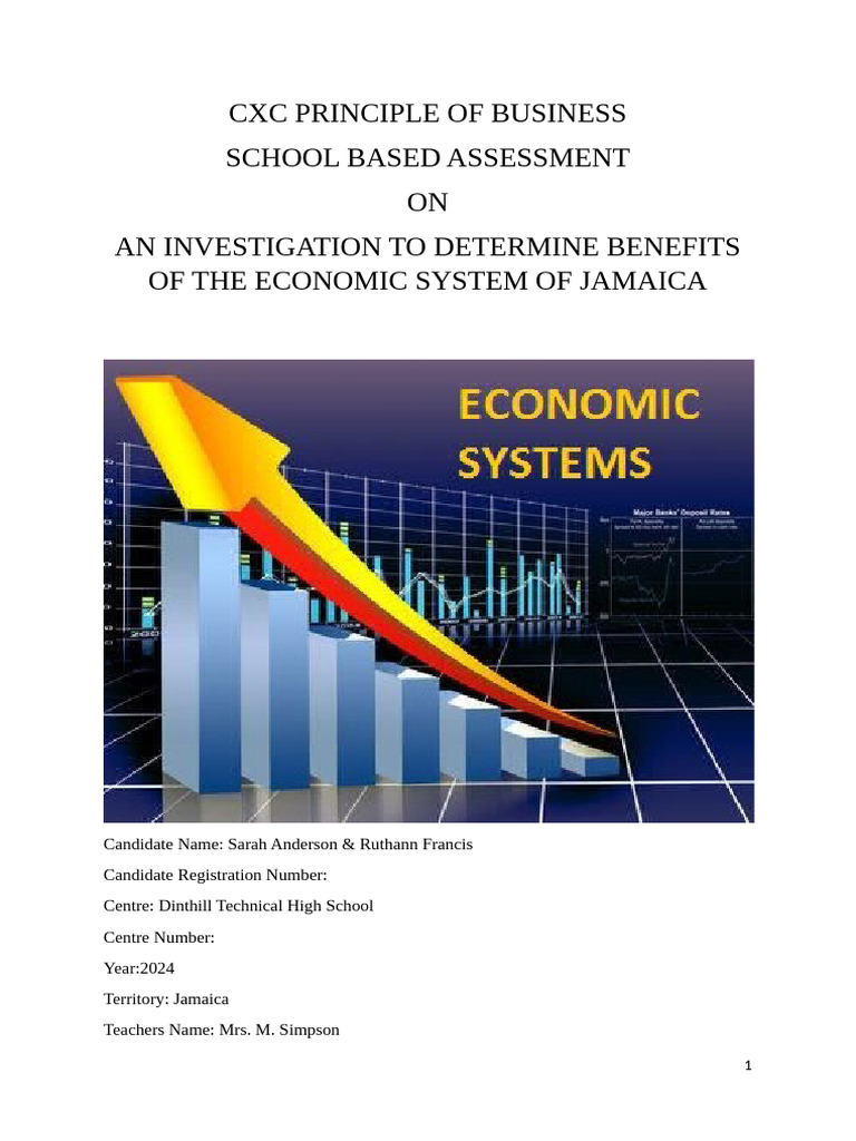 Cxc Principle of Business Sba,Re | PDF | Methodology | Science
