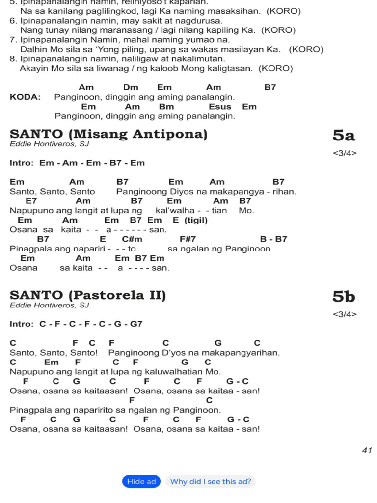 Santo pastor Ella ss | PDF