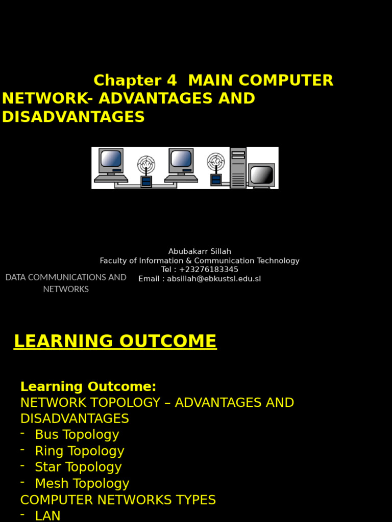 Week 4 - Main Computer Networks & Topologies | PDF | Network Topology | Computer Network