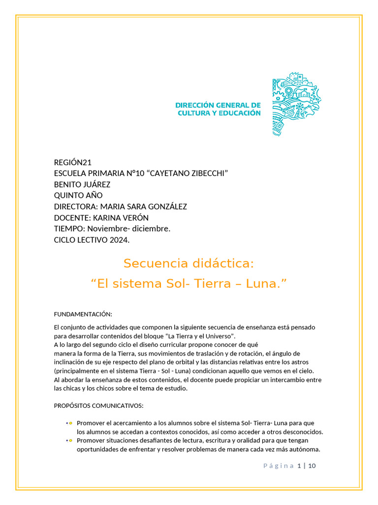 Sec Sistema Sol-Tierra - LUNA | PDF | Luna | Tierra
