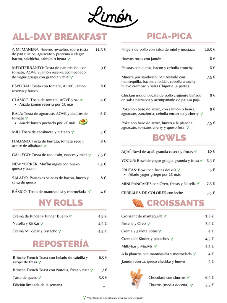 Carta Limon | PDF | Alimentos