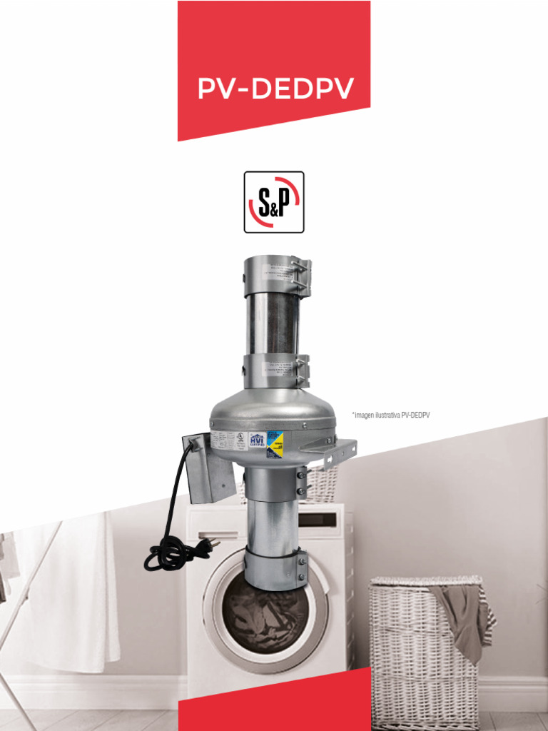 Ducto de extracción PV-DEDPV para secadoras | PDF | Física Aplicada e ...