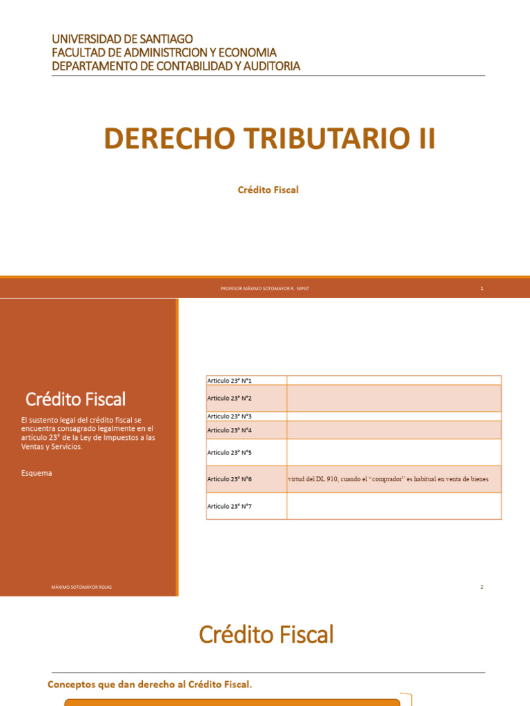 10 Credito Fiscal 530208 | PDF | Impuesto al valor agregado | Tarjeta de crédito