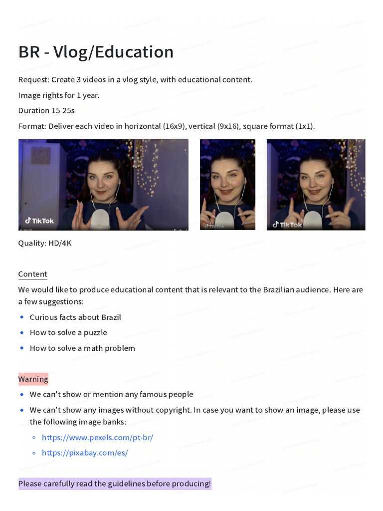 BR - Vlog - Education | PDF