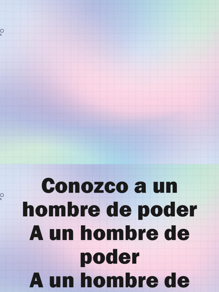 Conozco Un Hombre de Poder | PDF