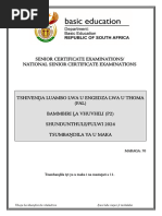 2024 Tshivenda HL Grade 10 b2 Memo | PDF