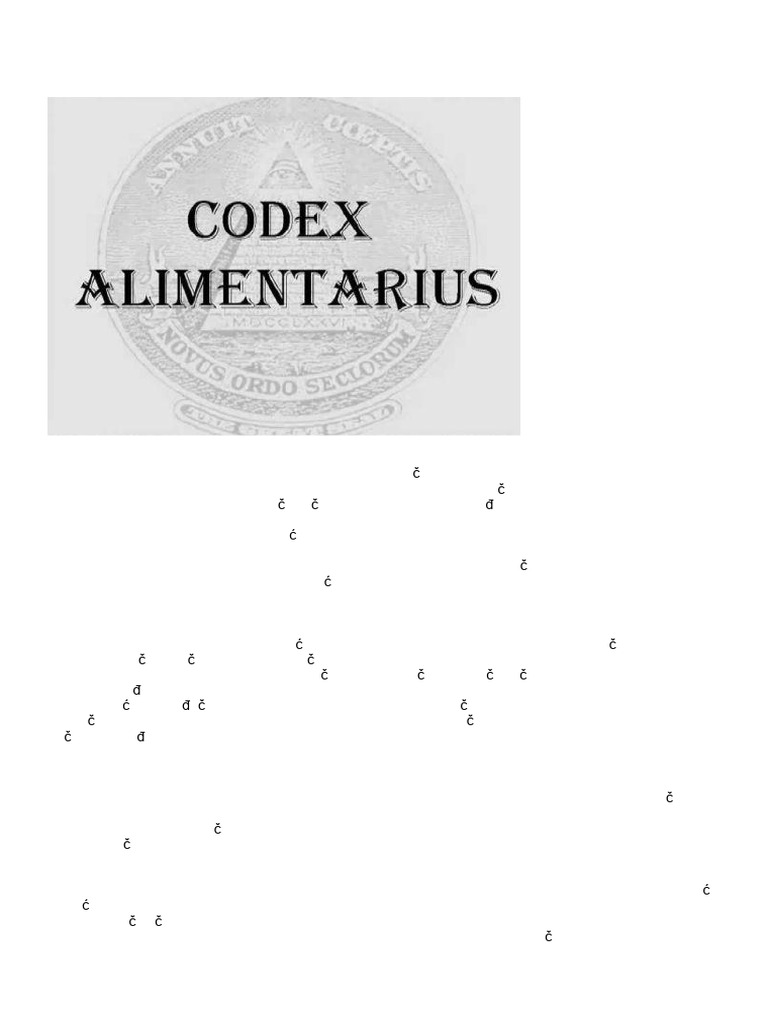 Codex_Alimentarius | PDF
