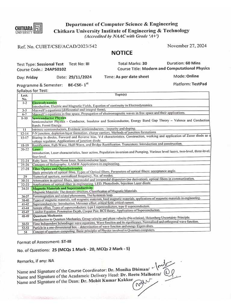 Circular_20241127114134_Test_Announcement_Notice_-_Sessional_Test_-_Iii ...