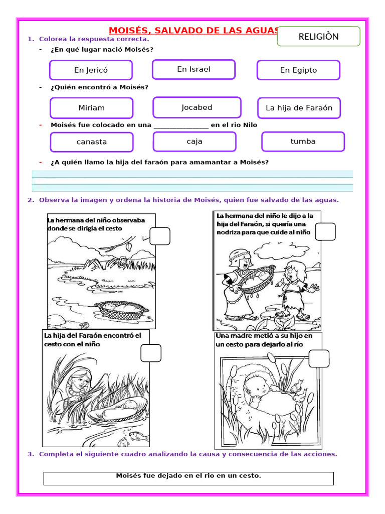 Ficha Moises | PDF