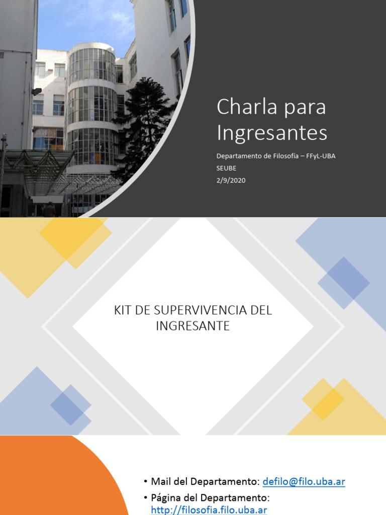 Kit de Supervivencia Del Ingresante | PDF | Informática