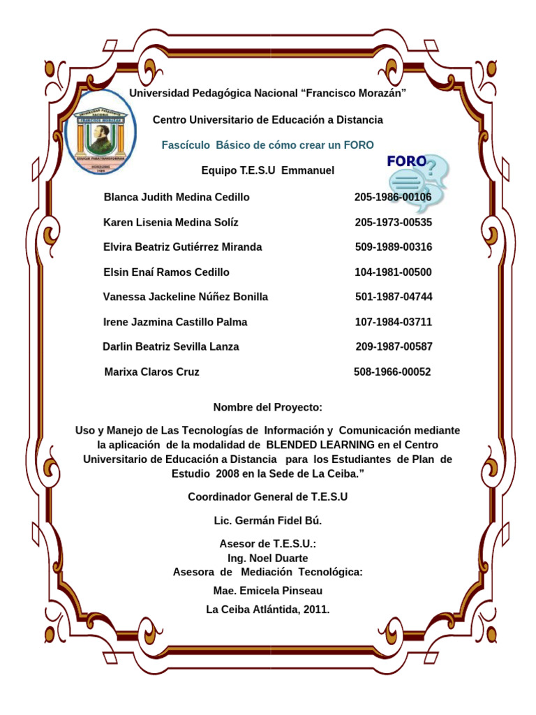 Manual para Crear Foros Virtuales | PDF | Wiki | Foro de Internet