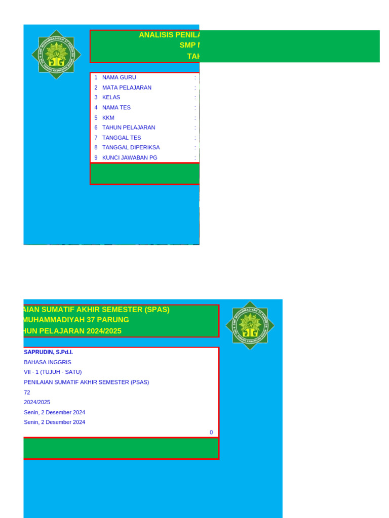 Analisis Sas 2024 | PDF