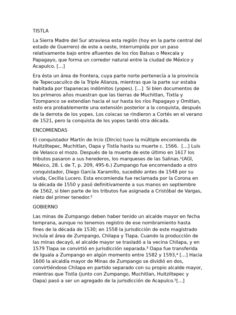 Provinzia Tistla-Resumen | PDF | America latina | Pueblos Indígenas de las Américas