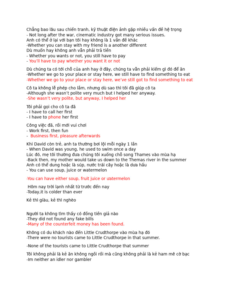 Translation Class | PDF