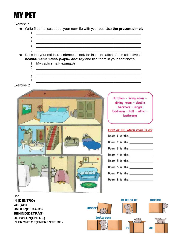 MY PET - English Activity | PDF