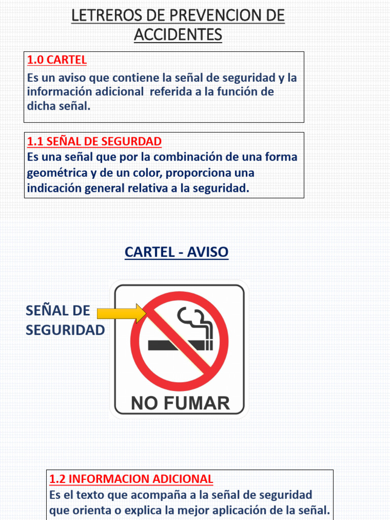 Carteles de Prevención de Accidentes | PDF