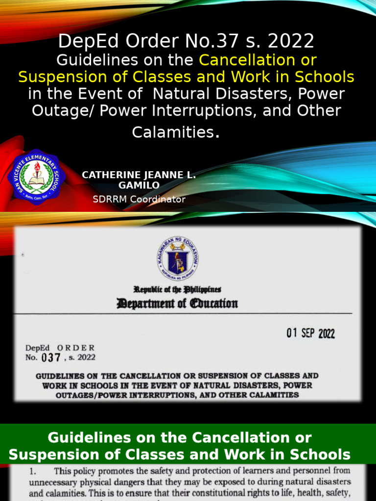 DepEd Order No 37 s 2022 | PDF | Storms | Vortices