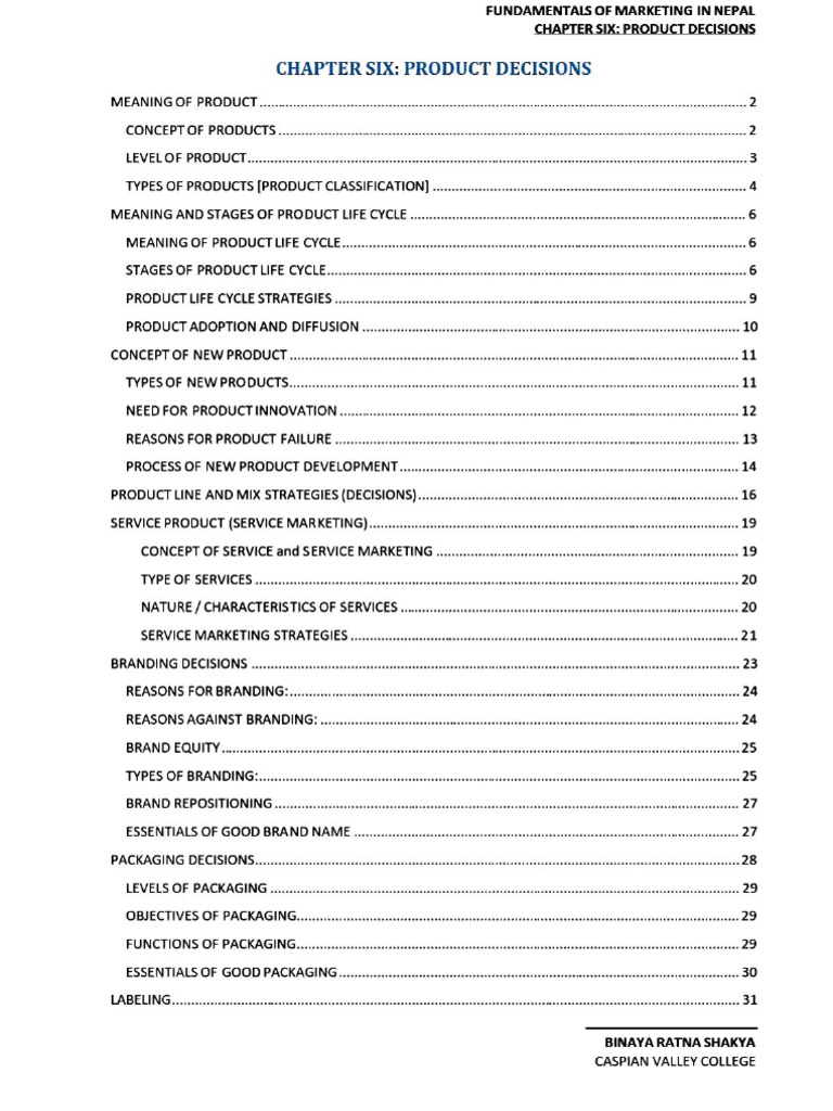 BMB 105 Marketing Unit 3 | PDF