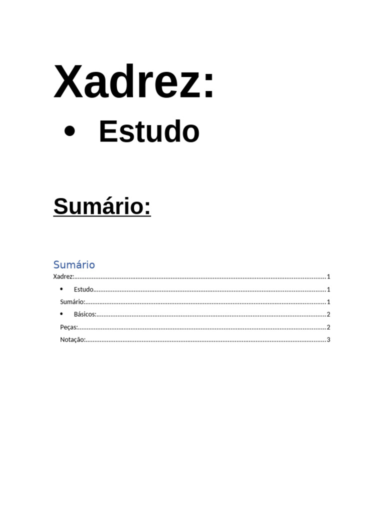 Regras Básicas do Xadrez para Iniciantes | PDF | Xadrez | Jogos de ...