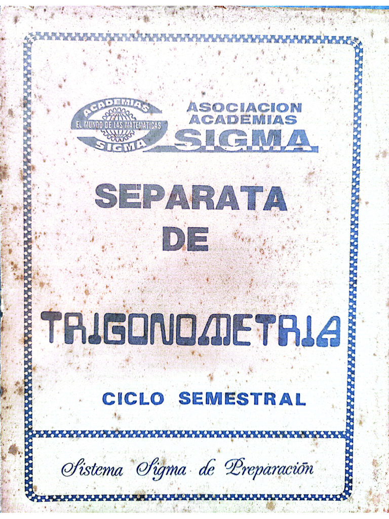 Formulas Transf. Trigo | PDF